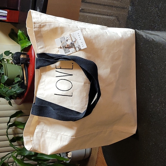 Rae Dunn | Bags | Rae Dunn Love Canvas Tote | Poshmark
